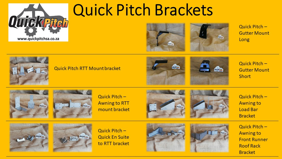 Quick Pitch Brackets – TGM Overland Outfitters