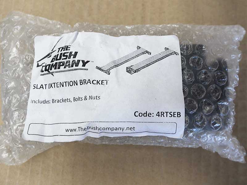 The Bush Company Slat Extension Brackets – TGM Overland Outfitters